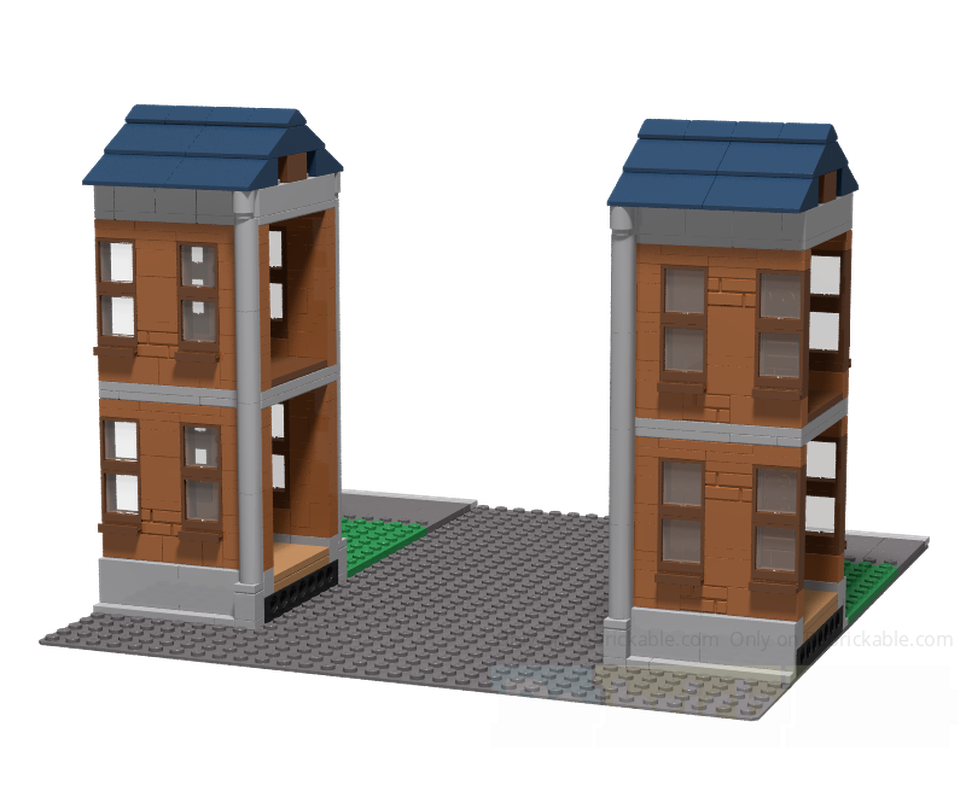 LEGO MOC X-Mansion - X-tra Length by BardicBricks | Rebrickable - Build ...