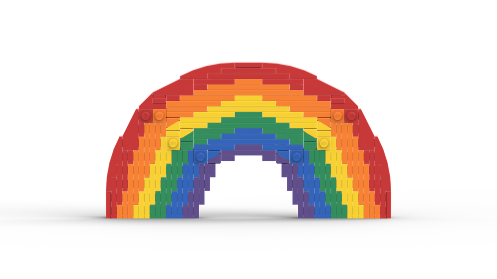 LEGO MOC Rainbow by RepublicStuds | Rebrickable - Build with LEGO