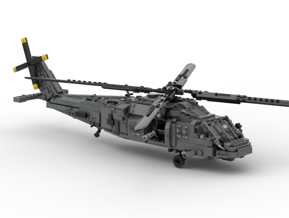 LEGO MOC Sikorsky UH-60 Blackhawk by BasicBuilder23 | Rebrickable - Build with LEGO