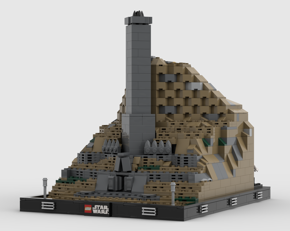 LEGO MOC Microscale Great Mothers' Fortress on Peridea Diorama by ...