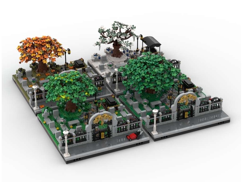 LEGO MOC Big Tree Cemetary by IBrickedItUp | Rebrickable - Build with LEGO