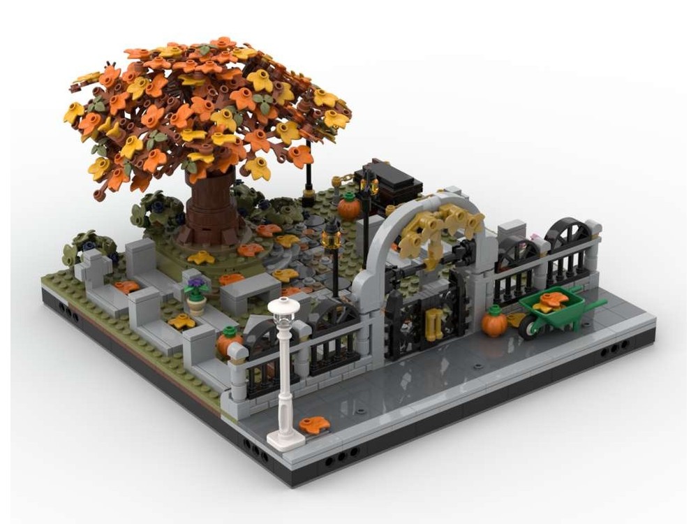 LEGO MOC Big Tree Cemetary by IBrickedItUp | Rebrickable - Build with LEGO