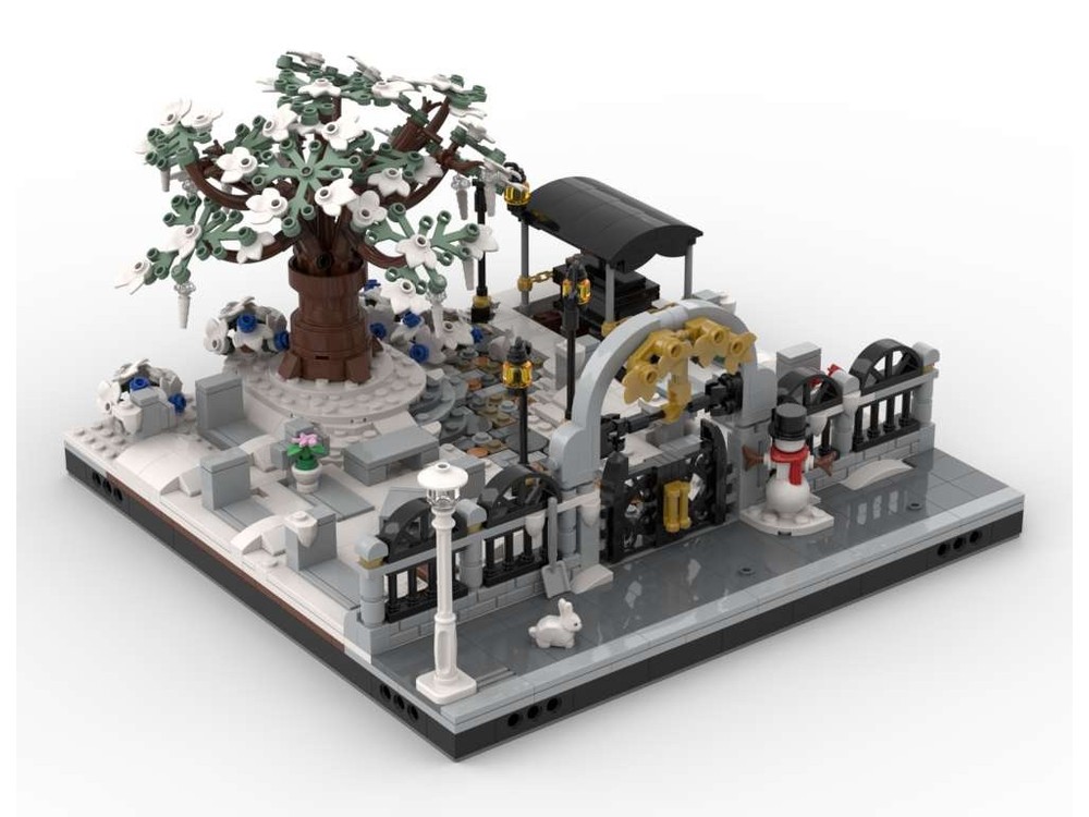 LEGO MOC Big Tree Cemetary by IBrickedItUp | Rebrickable - Build with LEGO