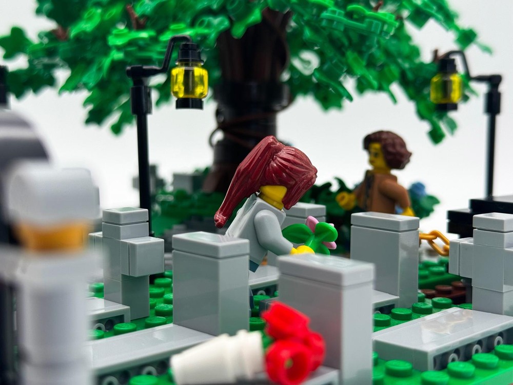 LEGO MOC Big Tree Cemetary by IBrickedItUp | Rebrickable - Build with LEGO