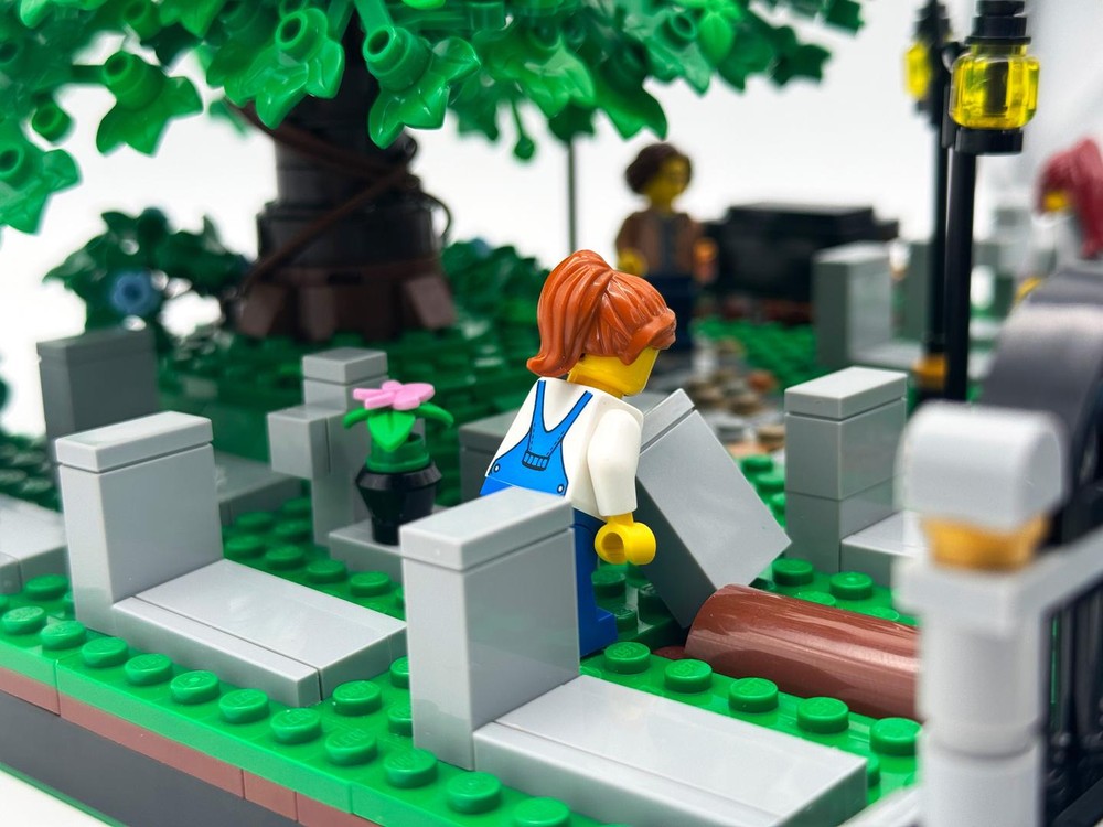 LEGO MOC Big Tree Cemetary by IBrickedItUp | Rebrickable - Build with LEGO