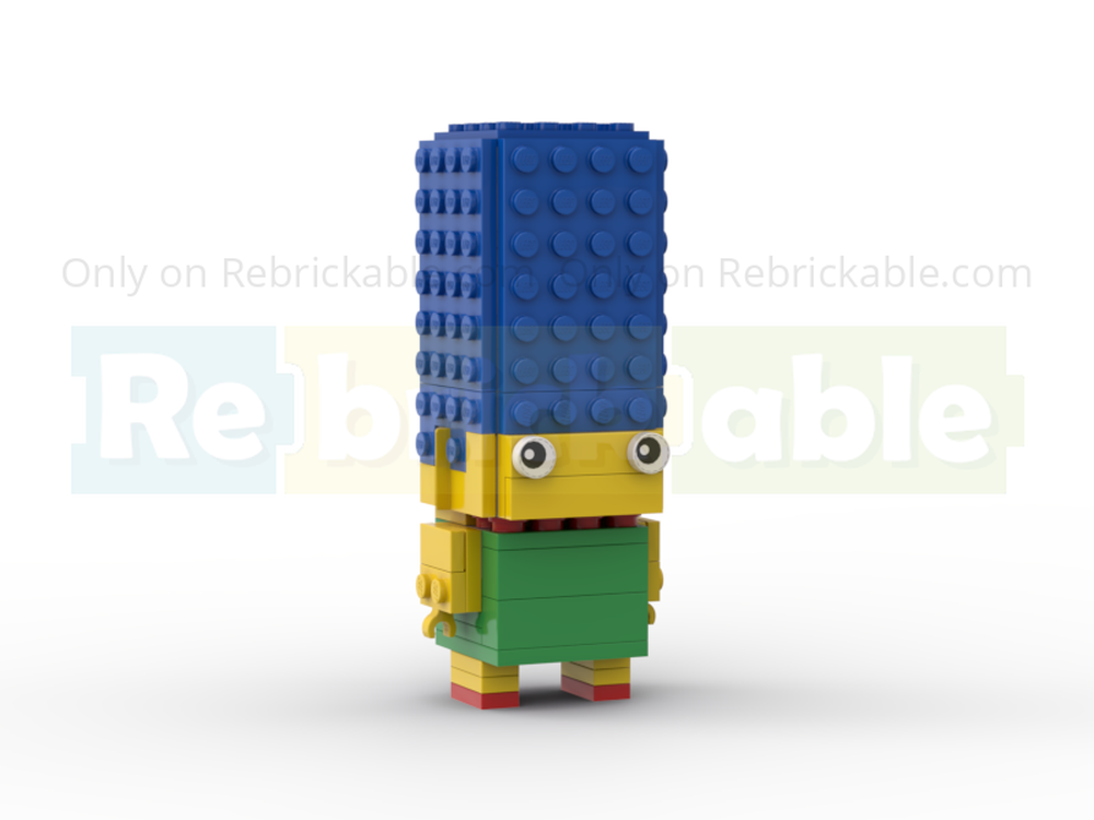Lego Moc Marge Simpson By Ccccliud Rebrickable Build With Lego