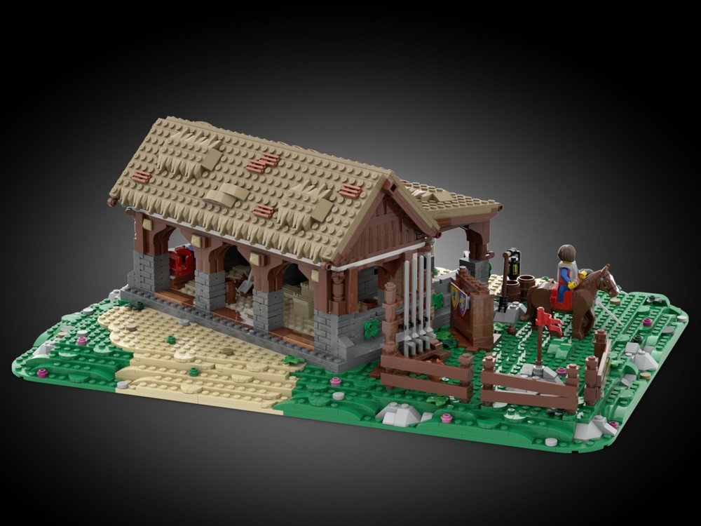 LEGO MOC-199742 Stable - Medieval Village Diorama by Mikey_Brickalloti ...