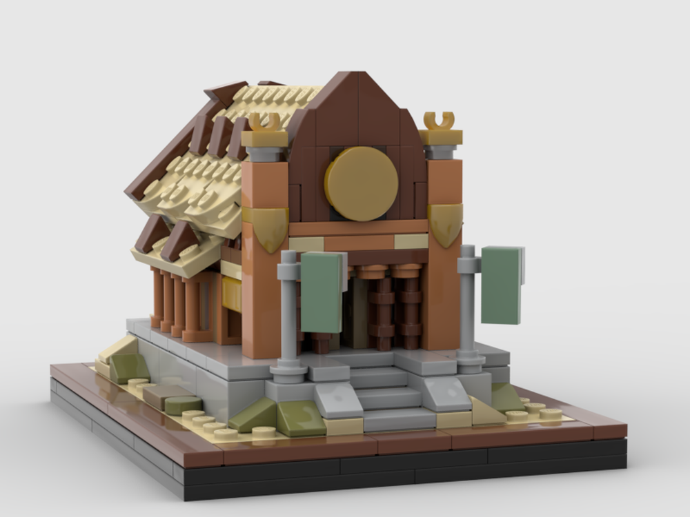 LEGO MOC The Golden Hall by Falconeagle117 | Rebrickable - Build with LEGO