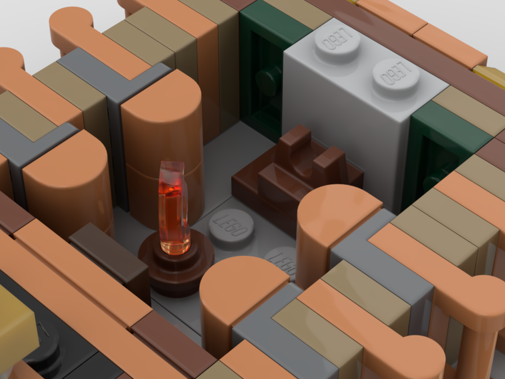 LEGO MOC The Golden Hall by Falconeagle117 | Rebrickable - Build with LEGO