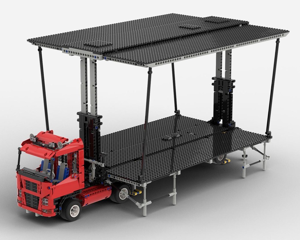 LEGO MOC Mobile Stage Trailer by Nico71 | Rebrickable - Build with LEGO