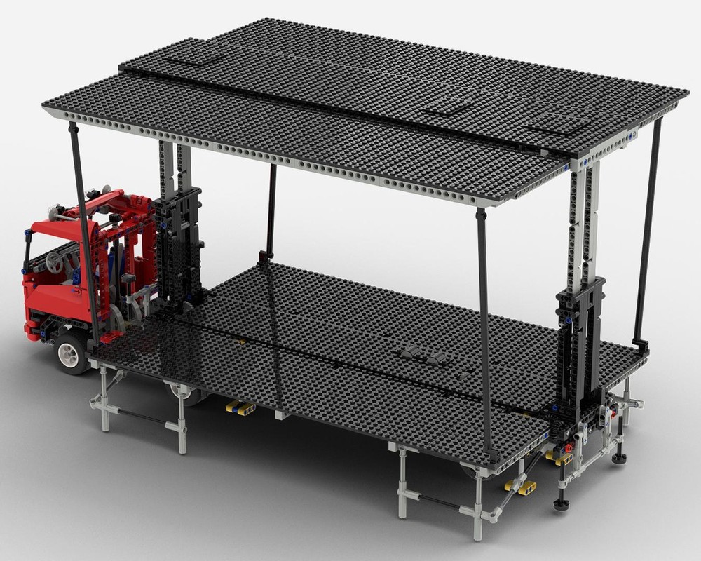 LEGO MOC Mobile Stage Trailer by Nico71 | Rebrickable - Build with LEGO