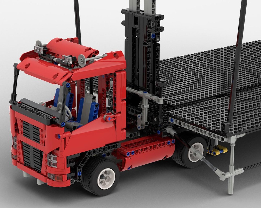 LEGO MOC Mobile Stage Trailer by Nico71 | Rebrickable - Build with LEGO