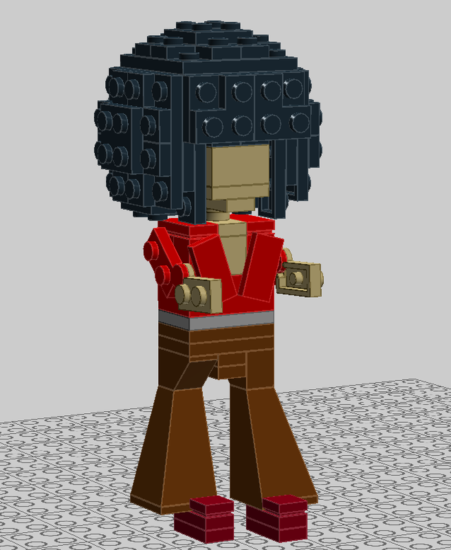 LEGO MOC Miniland Afro Man by SG Builds | Rebrickable - Build with LEGO