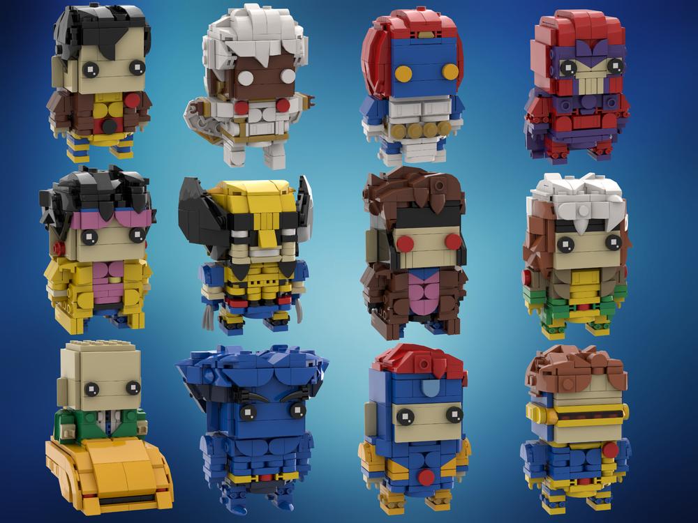 LEGO MOC X-men 1992 Brickheadz BUNDLE by Ant0noo | Rebrickable - Build ...