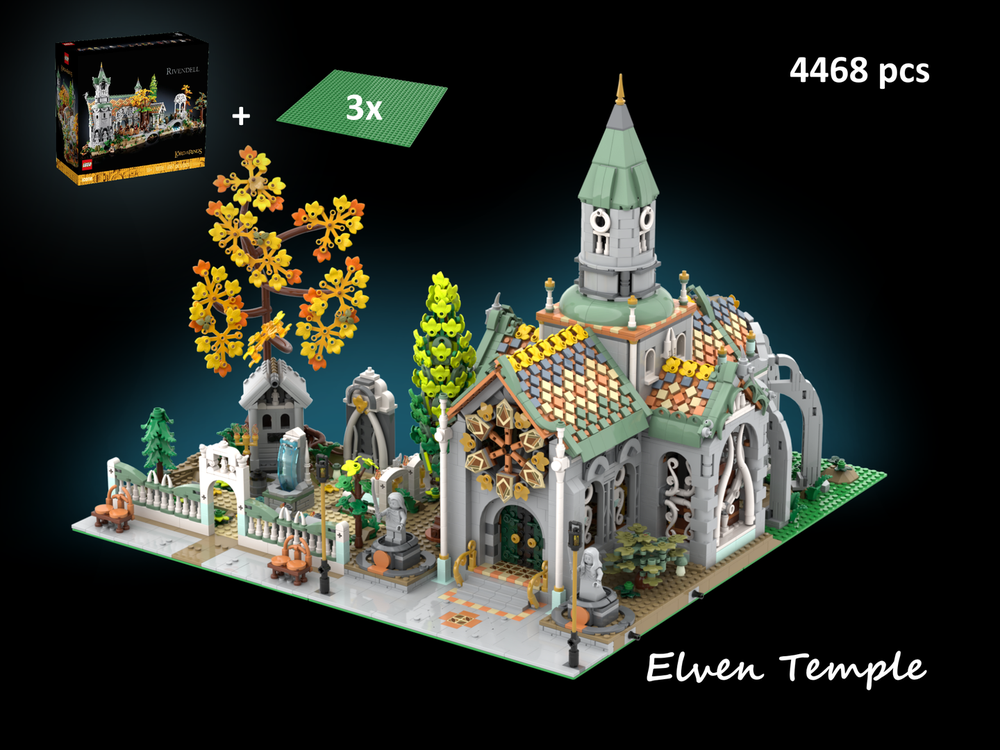 LEGO MOC Elven Temple of the Last Alliance - 10316 Rivendell ...