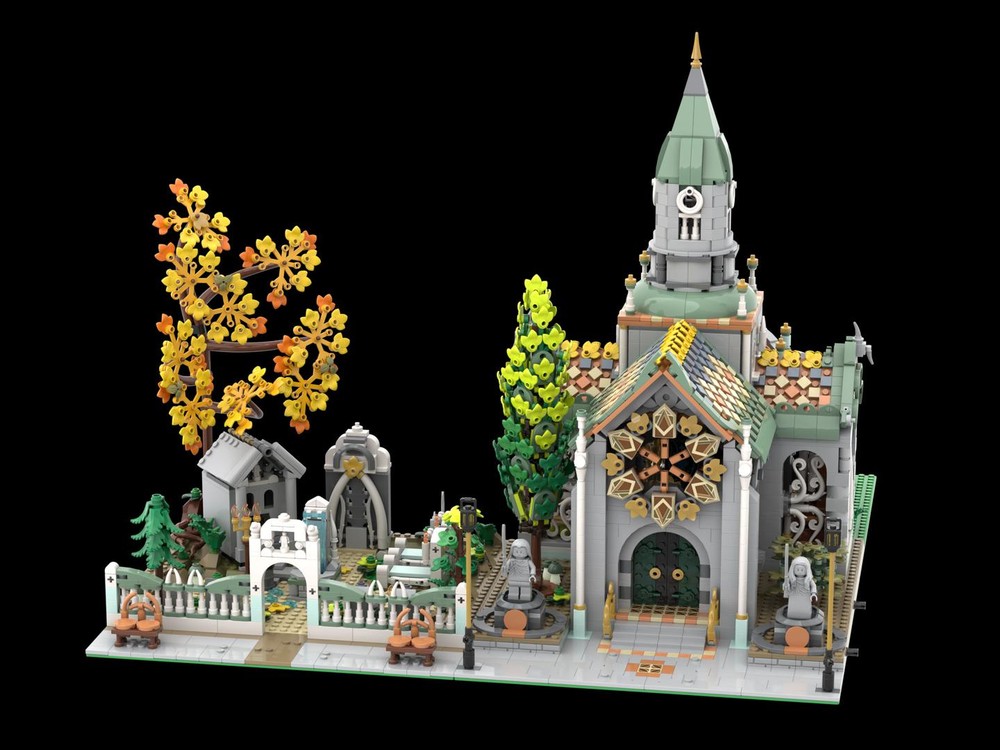 LEGO MOC Elven Temple of the Last Alliance - 10316 Rivendell ...