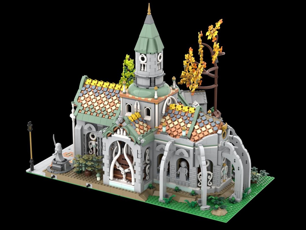 Lego Moc Elven Temple Of The Last Alliance 10316 Rivendell