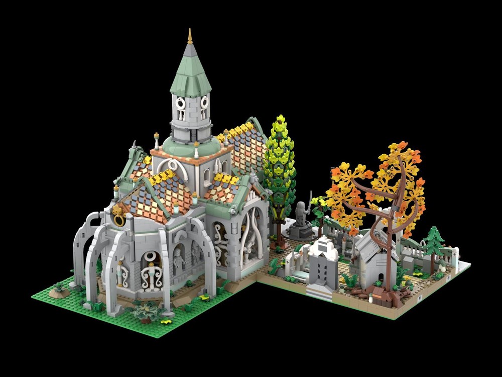 LEGO MOC Elven Temple of the Last Alliance - 10316 Rivendell ...