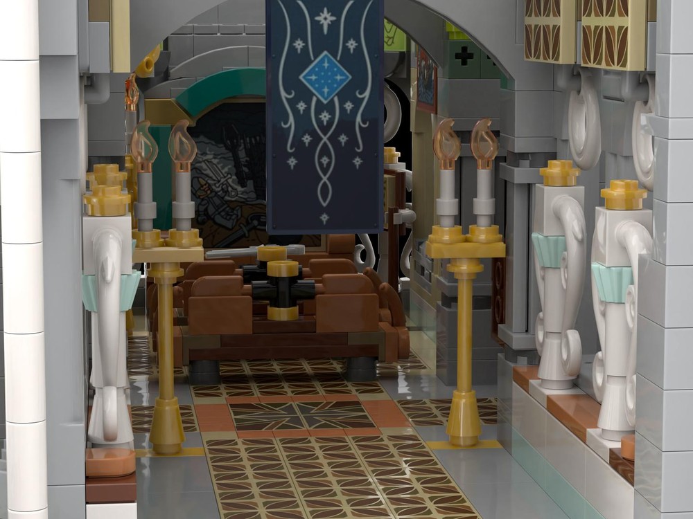 Lego Moc Elven Temple Of The Last Alliance 10316 Rivendell