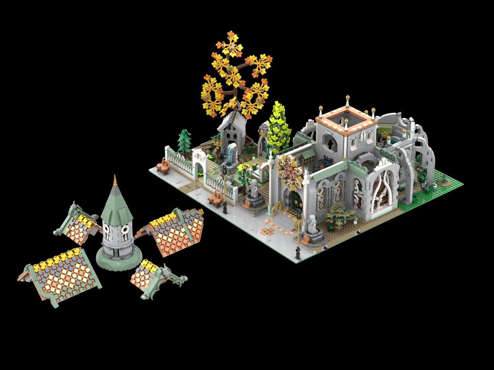 LEGO MOC Elven Temple of the Last Alliance - 10316 Rivendell ...