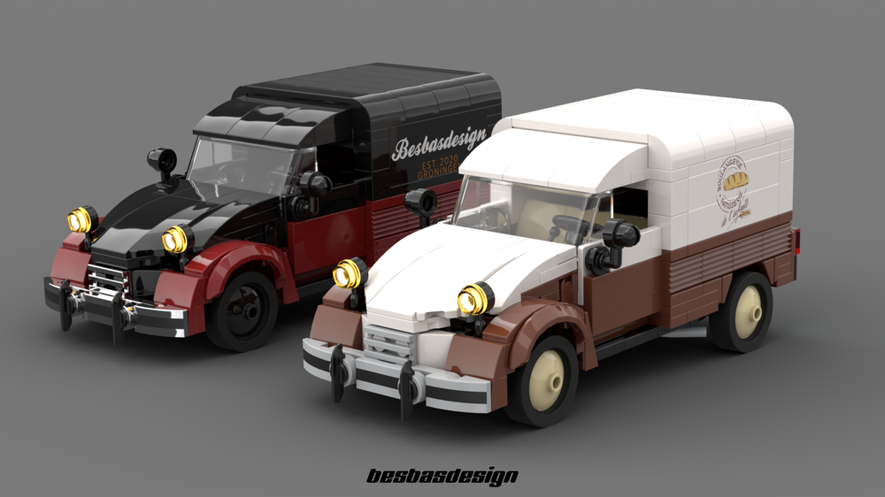 LEGO MOC-199776 Citroën 2CV Fourgonnette by besbasdesign | Rebrickable ...