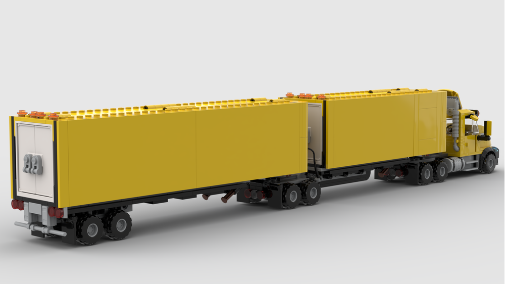 LEGO MOC B Double Trailer by phigeon | Rebrickable - Build with LEGO