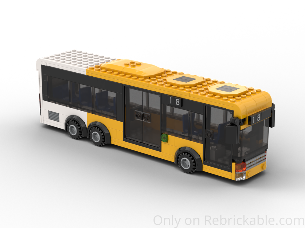 LEGO MOC Transit Bus, modified from set 60335 by Hedu88 | Rebrickable ...