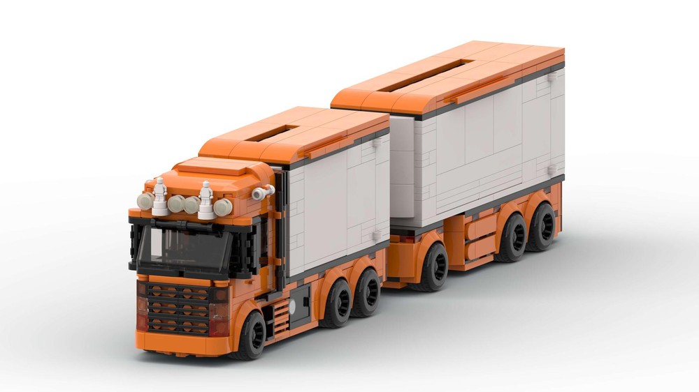 LEGO MOC Cargo truck by P6tu | Rebrickable - Build with LEGO