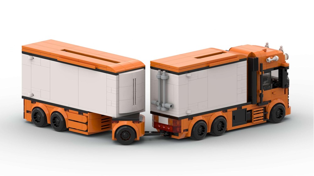 LEGO MOC Cargo truck by P6tu | Rebrickable - Build with LEGO