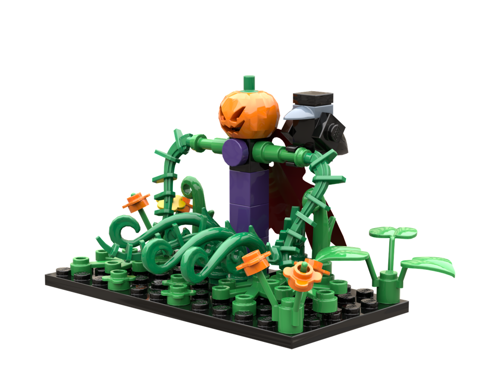 LEGO MOC-199823 Halloween Pumpkin head by bloco_de_ideias | Rebrickable ...