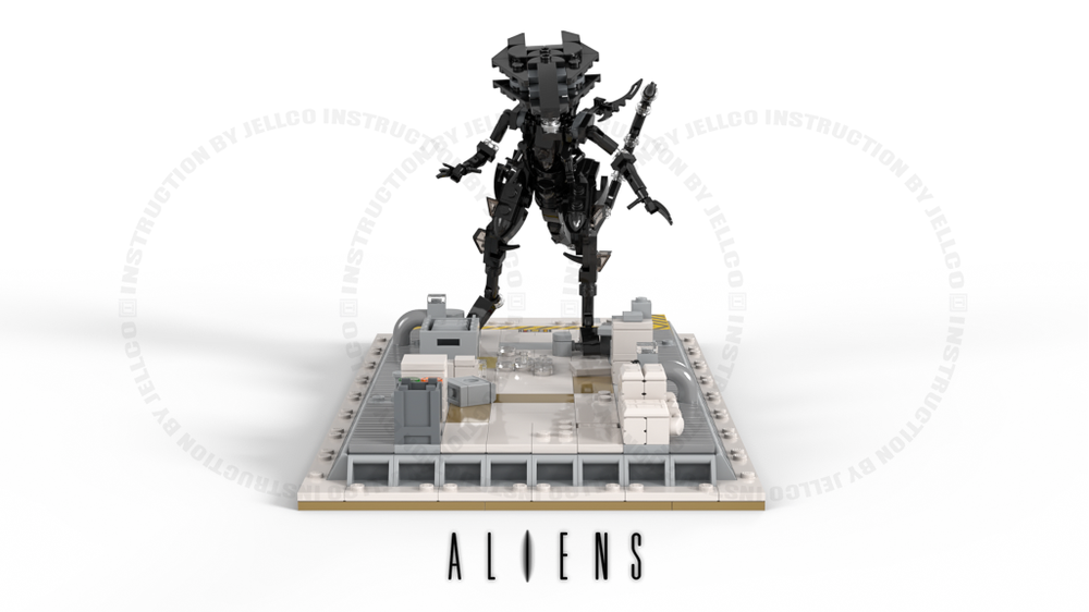 LEGO MOC Aliens Micro Diorama Series: Ripley vs Alien Queen by jellco ...