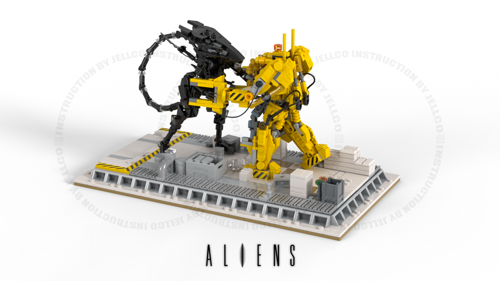 LEGO MOC Aliens Micro Diorama Series: Ripley vs Alien Queen by jellco ...