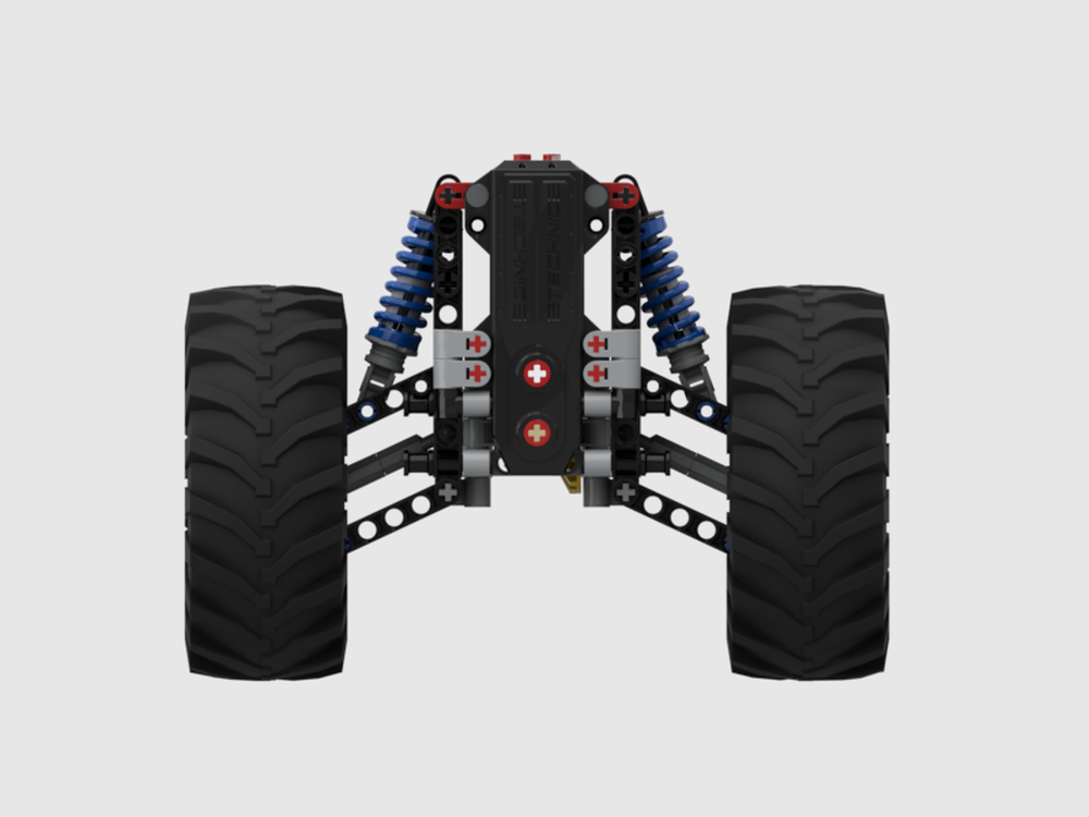 Lego Moc Rear Axle For Offroad Trucks By Technicrcgarage