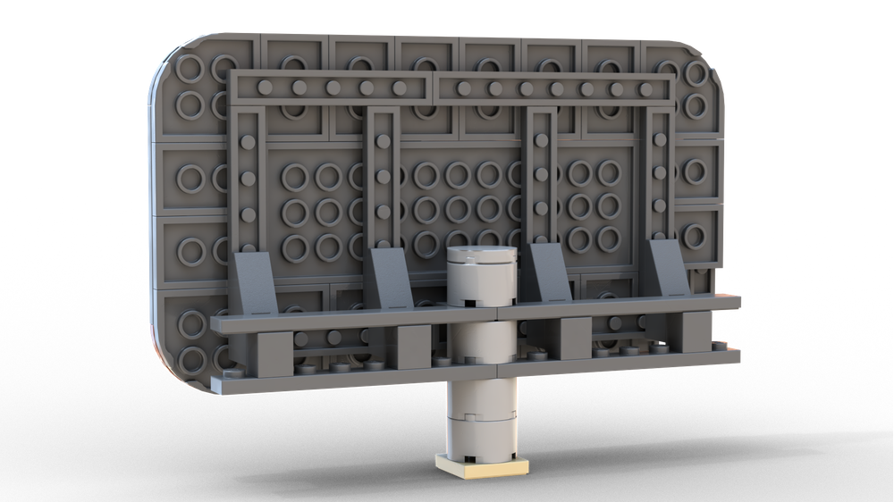 Lego Moc Fallout Vault Tec Billboard Decrepid By Poohbricks