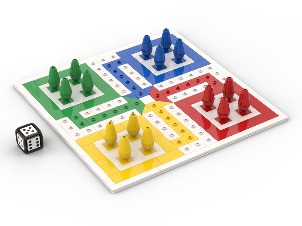 LEGO MOC Classic Ludo by Groders | Rebrickable - Build with LEGO