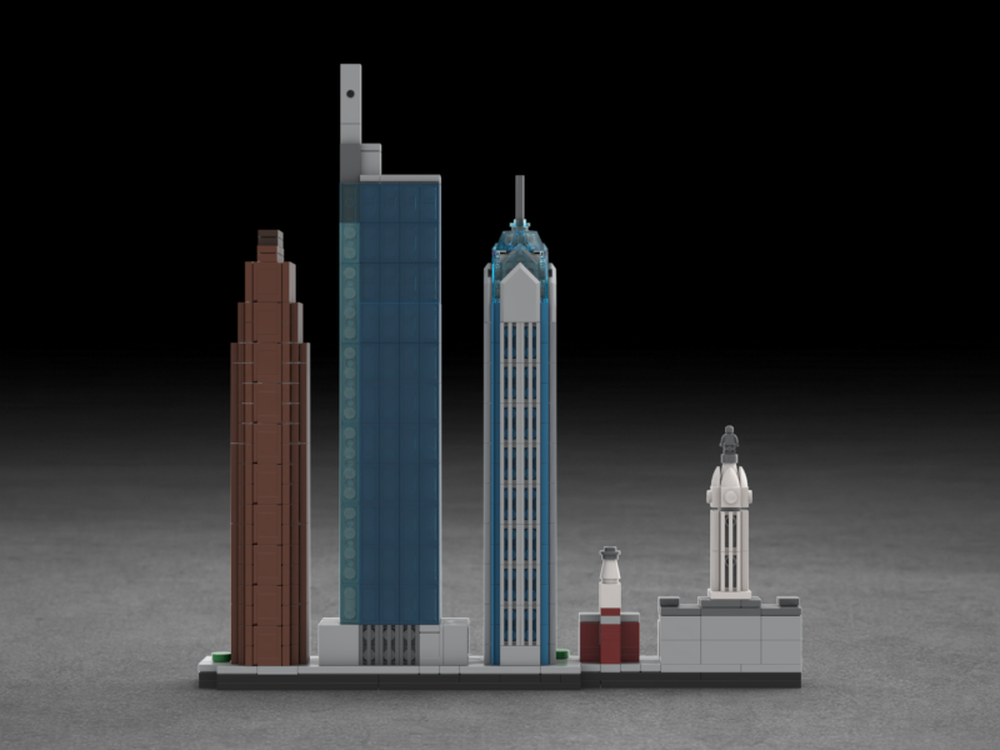 LEGO MOC-199839 Philadelphia Skyline by Skyline_Lover | Rebrickable ...