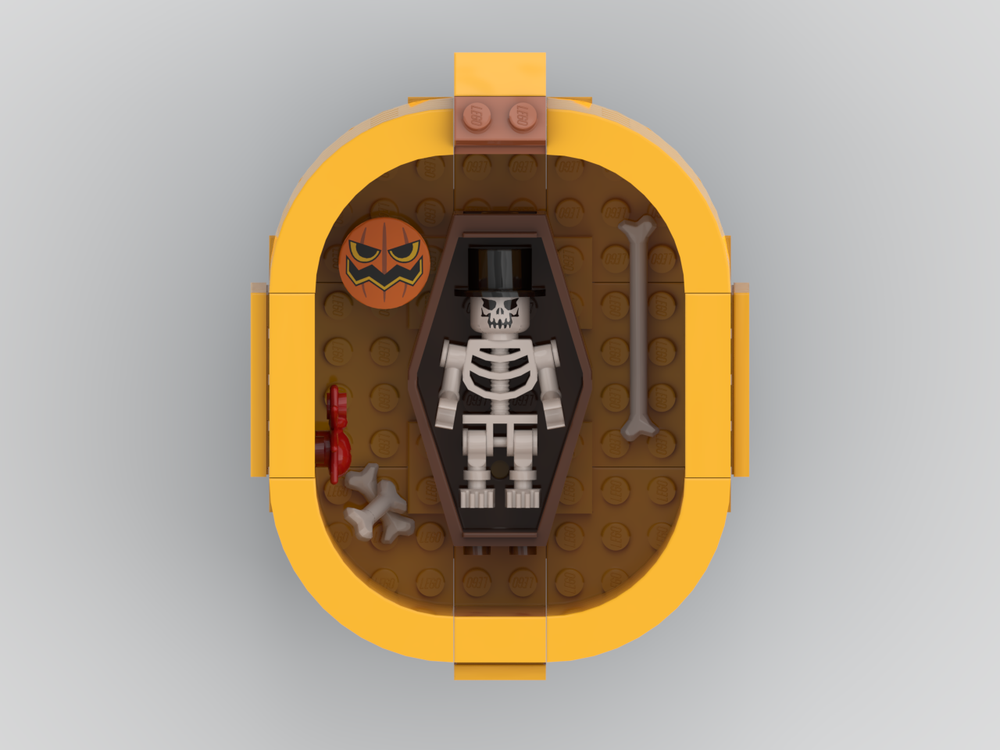 LEGO MOC Pumpkin Surprise by v100Bricks | Rebrickable - Build with LEGO