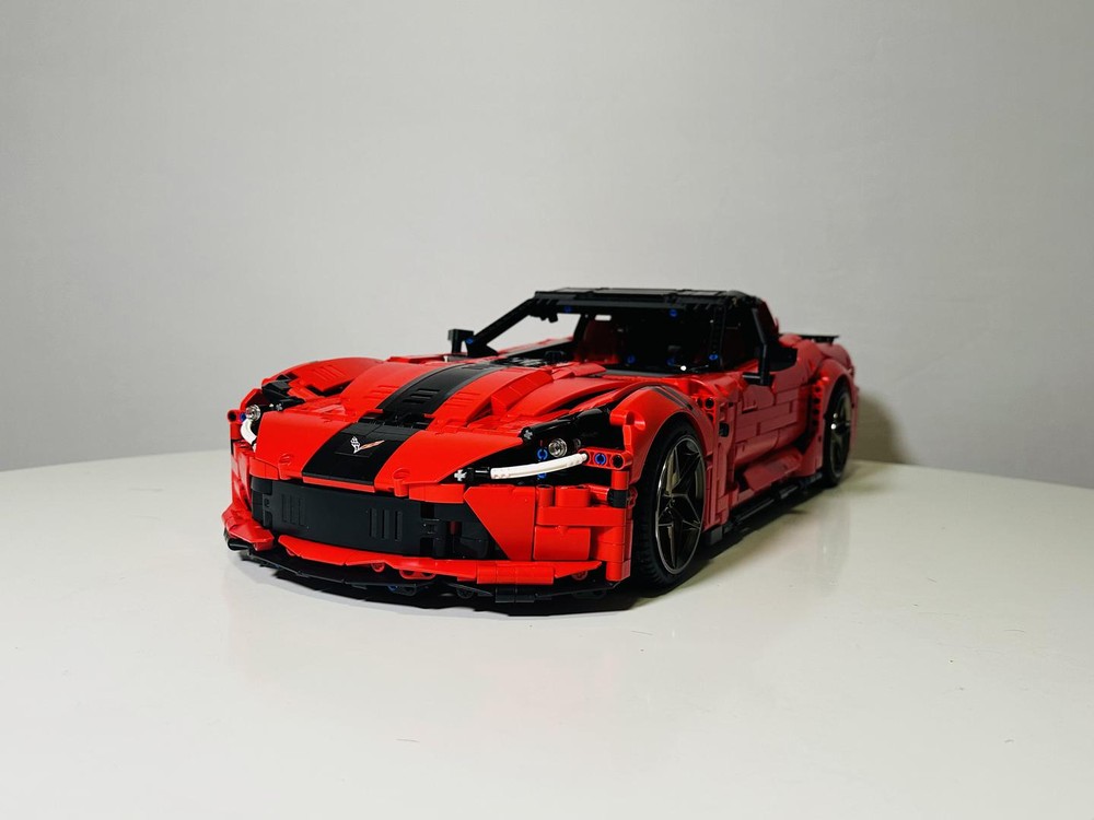 LEGO MOC 1:8 Chevrolet Corvette C7 V2 by Lego__Bee | Rebrickable ...