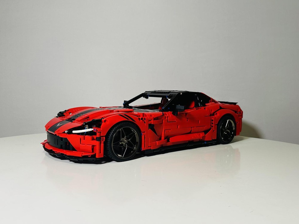 LEGO MOC 1:8 Chevrolet Corvette C7 V2 by Lego__Bee | Rebrickable ...