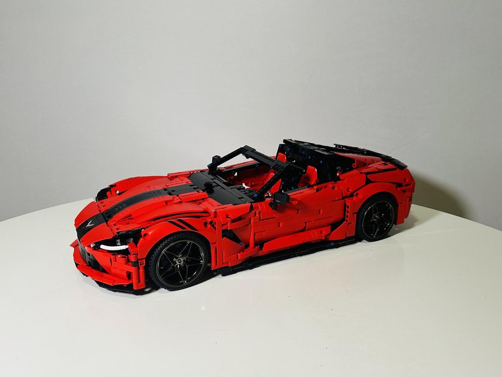 LEGO MOC 1:8 Chevrolet Corvette C7 V2 by Lego__Bee | Rebrickable ...