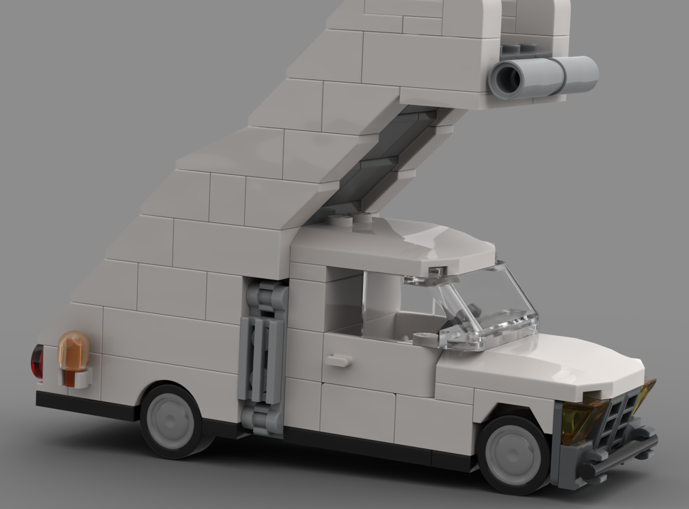 LEGO MOC Air stair truck. by DKSbricks | Rebrickable - Build with LEGO