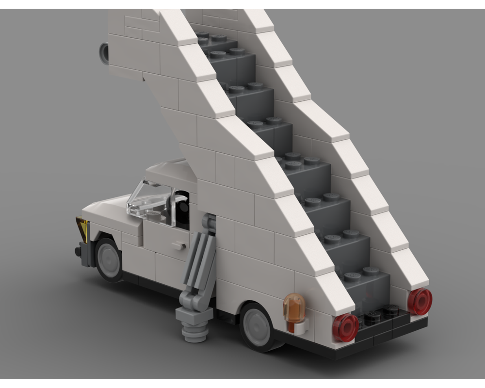 Lego Moc Air Stair Truck By Dksbricks Rebrickable Build With Lego
