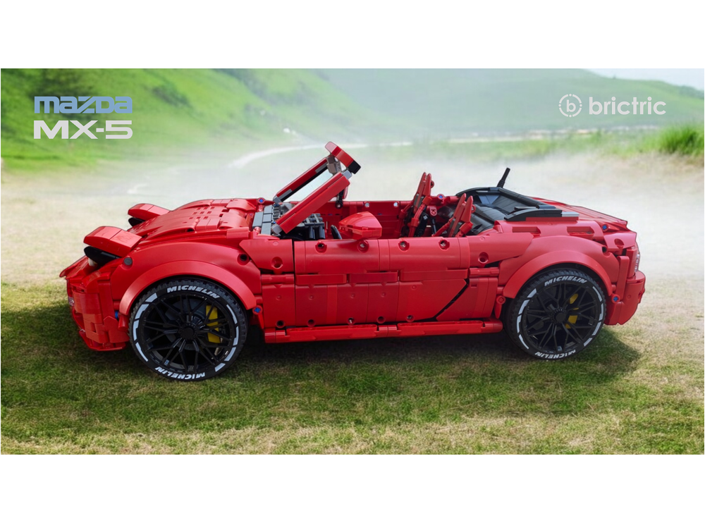 Lego Moc Mazda Mx5 Miata Na Manual By Brictric Rebrickable Build