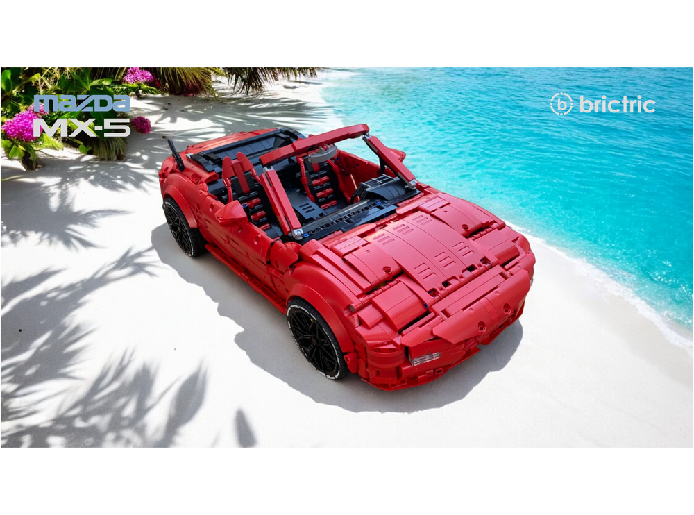 Lego Moc Mazda Mx5 Miata Na Manual By Brictric Rebrickable Build