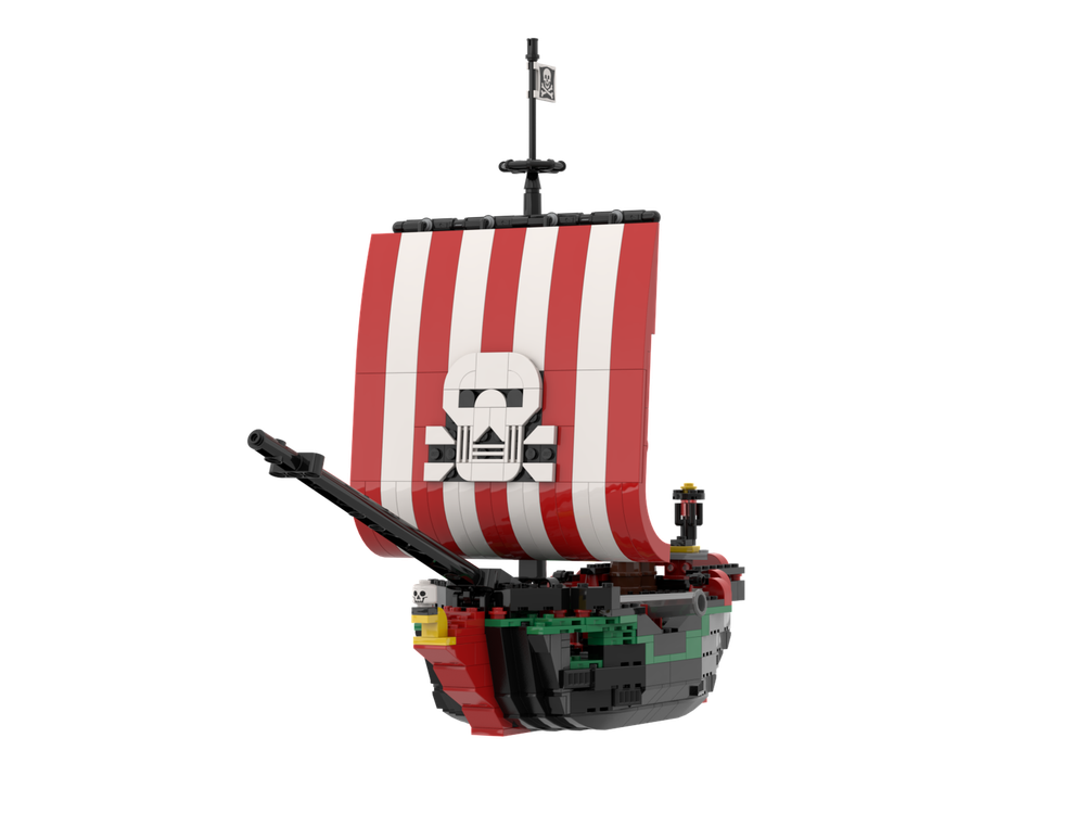 LEGO MOC 6250 - Cross Bone Clipper remake by Tavernellos | Rebrickable ...