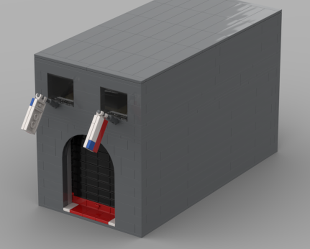 LEGO MOC Fire Station With Arch Door by leeggoo_Creator | Rebrickable ...