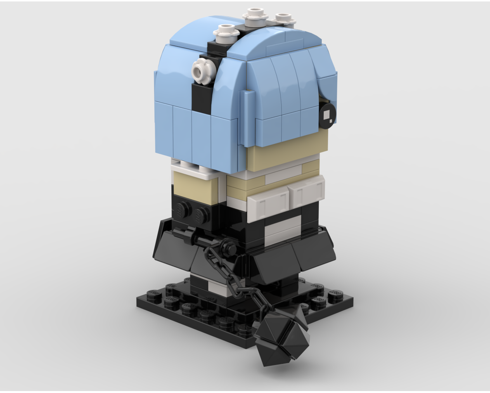 LEGO MOC Re:zero Rem BrickHeadz by ccffpt | Rebrickable - Build with LEGO