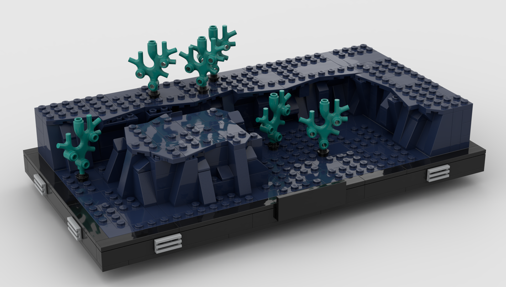 LEGO MOC-199888 Lego Mon Cala Diorama by TheZwen | Rebrickable - Build ...