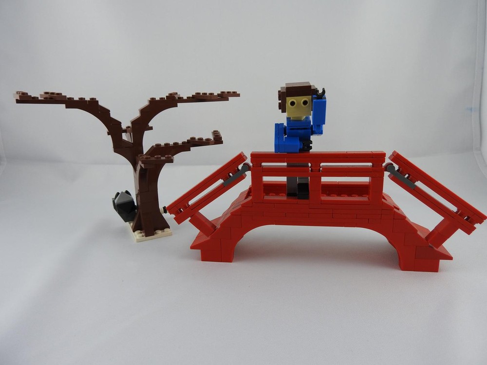 LEGO MOC Red bridge minilad by KarolWes | Rebrickable - Build with LEGO