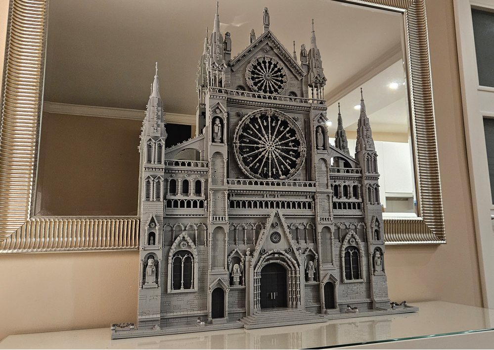 LEGO MOC Gothic Cathedral Facade by czlaczi81 | Rebrickable - Build ...